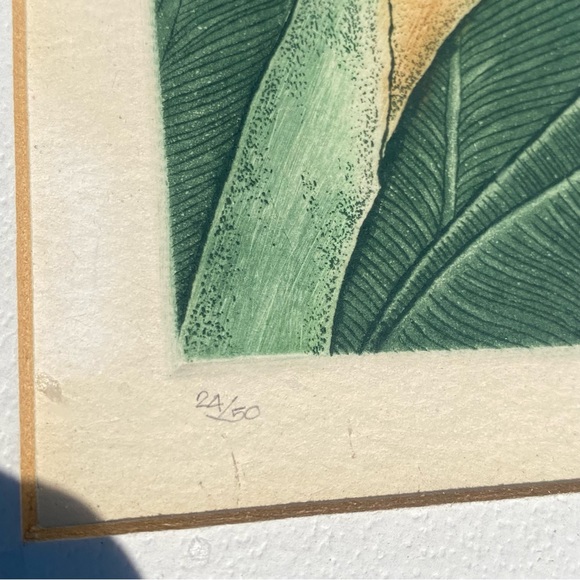 Jess Flores | Art | Jess Flores Numbered Etching Bird Of Paradise 255 ...